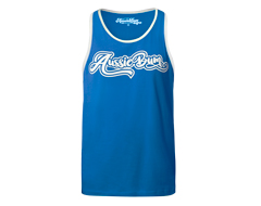 Signature Singlet Blue Singlet - Clothing range at aussieBum