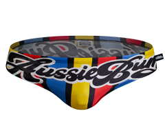 Surf Togs Prime Stripes Pattern Brief - Swimwear range at aussieBum